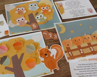 5 Little Pumpkins Song Halloween Songs Toddler Preschool Nursery Rhymes ...