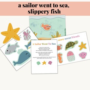 Ocean Animal Activity Bundle, Ocean Preschool Curriculum, Sea Animal ...