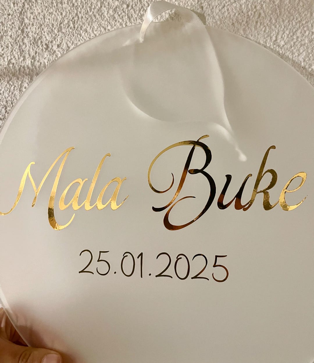 White Door Sign | Welcome Sign | Personalized Door Decoration | Door ...