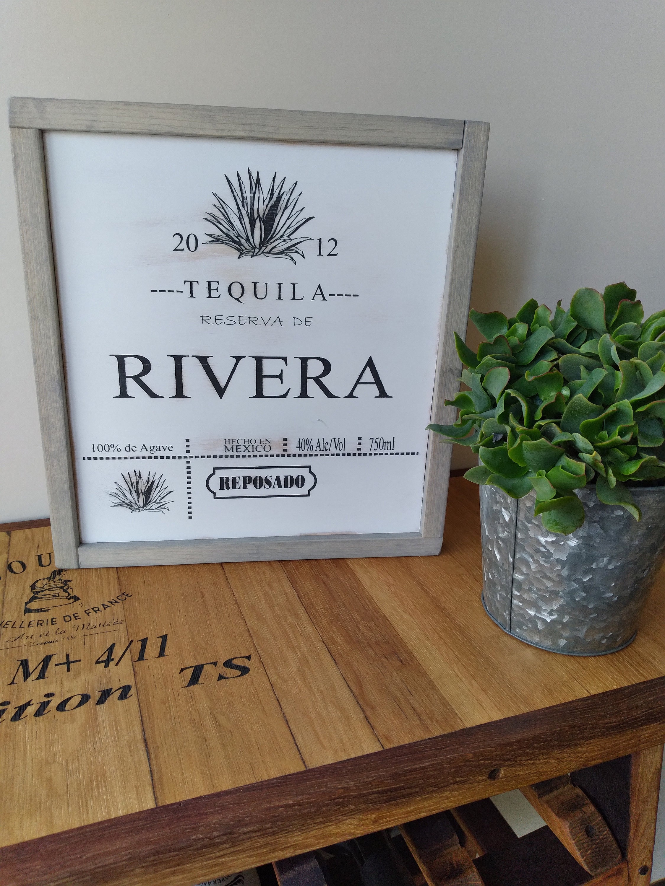 Etiqueta De Tequila Tequila Label Cantina Sign Bar Sign Letrero Para ...