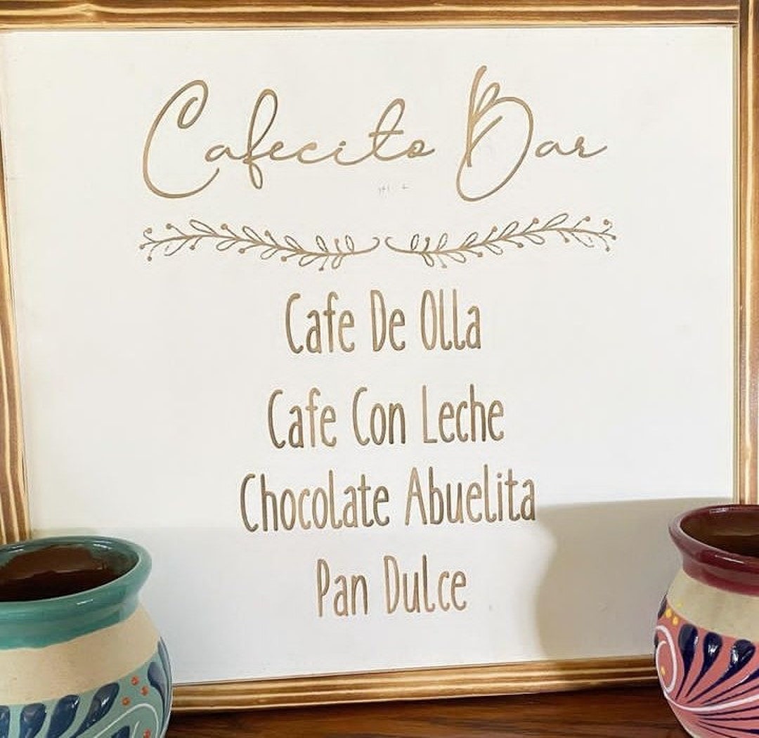 Cafecito Bar Menu - Etsy Cafecito Bar Menu - Etsy