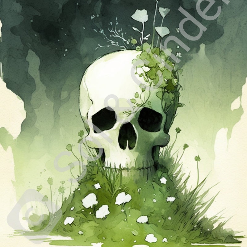 Skull Painting - Etsy