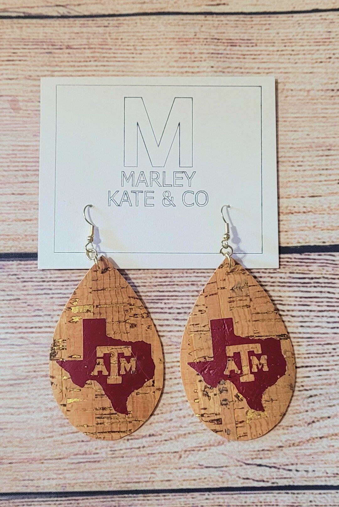 Maroon University School Spirit Game Day Faux Leather Earrings - Etsy