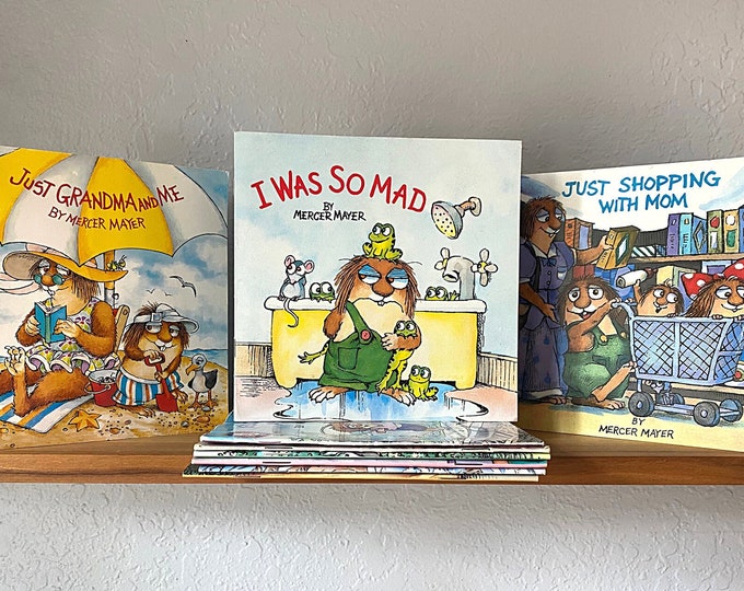 Little Critter Vintage Book Set of 9, Mercer Mayer, Kids Room, Library ...