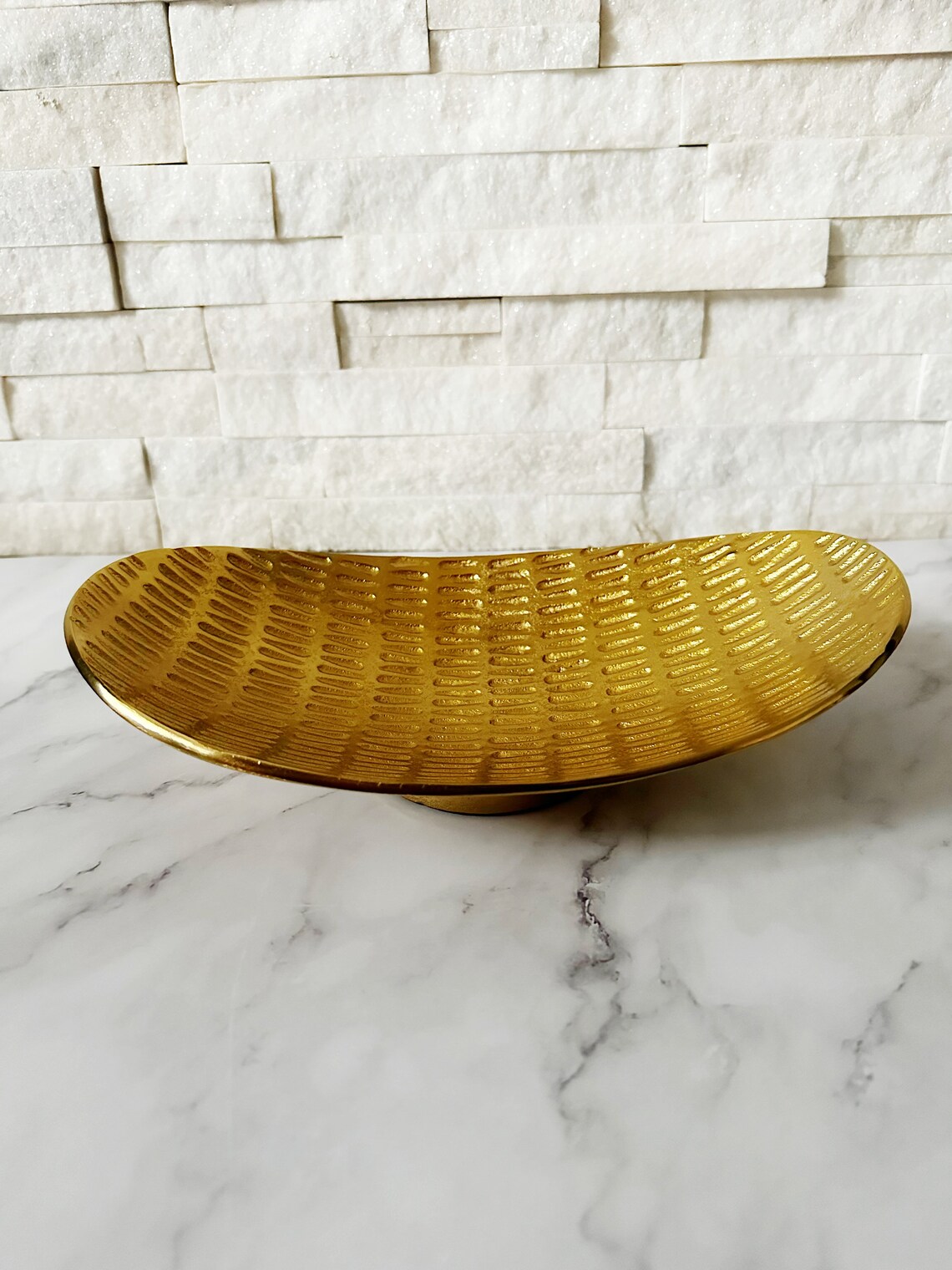 Gold Oval Tray| Gold Serving Tray | Decorative Tray for Accessories ...