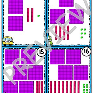 Scoot Base Ten Blocks counting to 1000 - Etsy