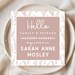 Christian Baby Announcement-custom Name Sign-wood Birth Announcement ...
