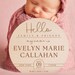 Christian Baby Announcement-custom Name Sign-wood Birth Announcement ...