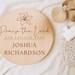 Christian Baby Announcement-custom Name Sign-wood Birth Announcement ...