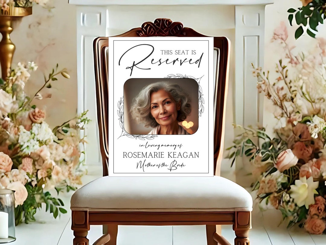 In Loving Memory, Reserved Memorial Sign, Personalized Memorial Plaque ...