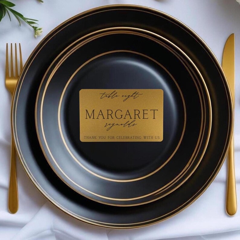 Custom Table Name Place Cards Personalized Wedding Seating Cards for ...