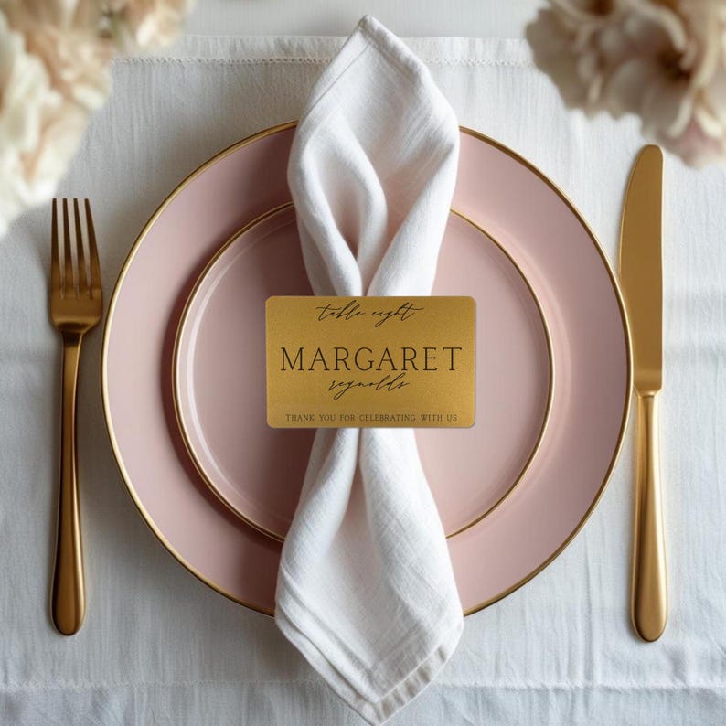 Custom Table Name Place Cards Personalized Wedding Seating Cards for ...