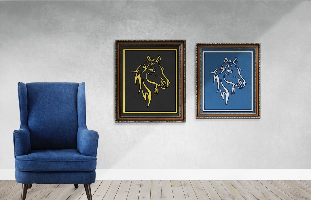 Horse Dxf File - Etsy