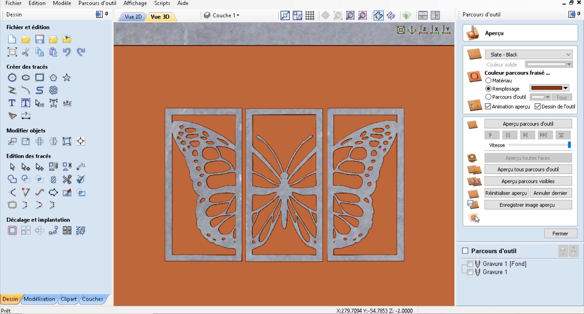 Papillon art mural svg, dxf, pdf , ai , png - Etsy Portugal