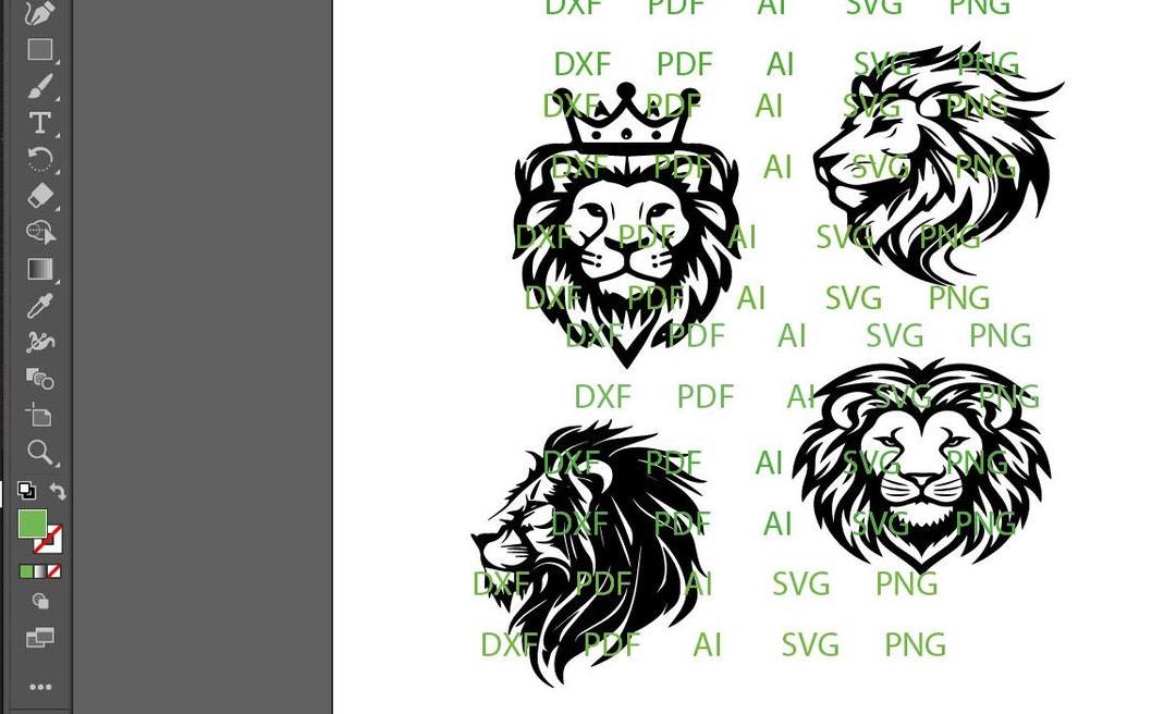 Lion Png, Lion Dxf, Lion File - Etsy