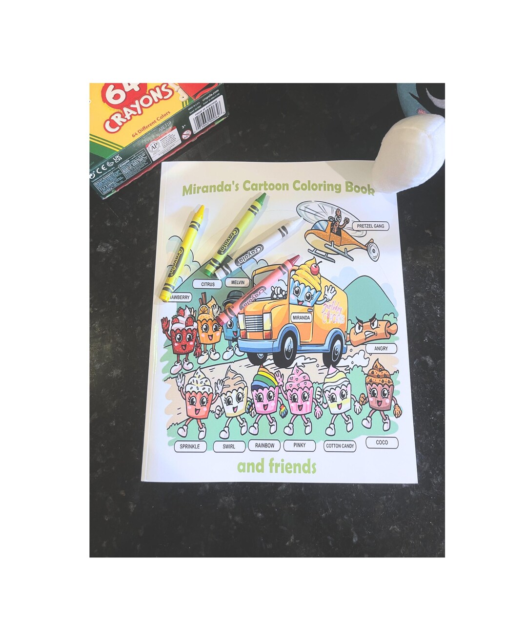 Miranda Cartoon Coloring Book - Etsy