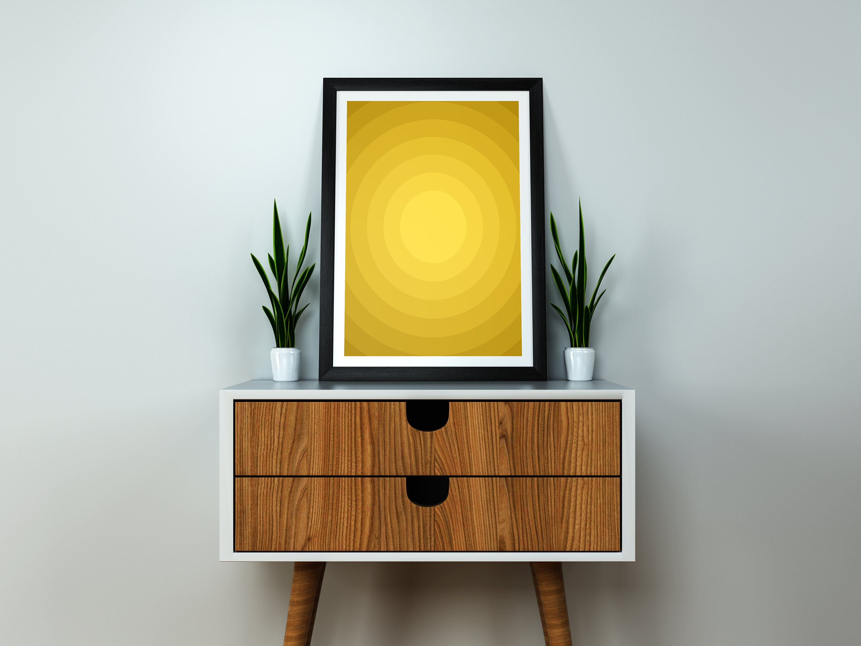 Yellow Color Wheel Digital Wall Art Wall Decor Printable - Etsy