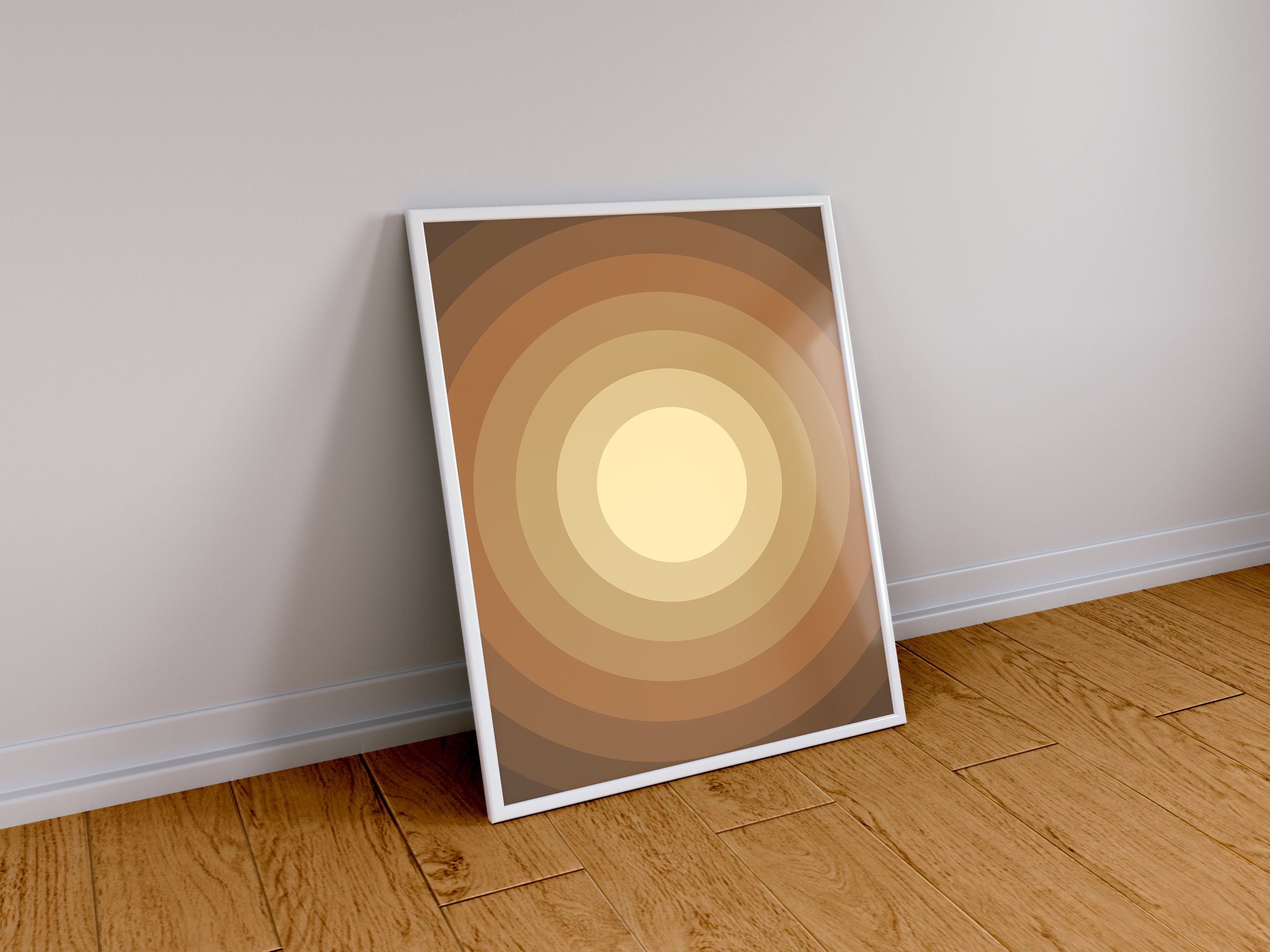 Brown Color Wheel Digital Wall Art Wall Decor Printable - Etsy