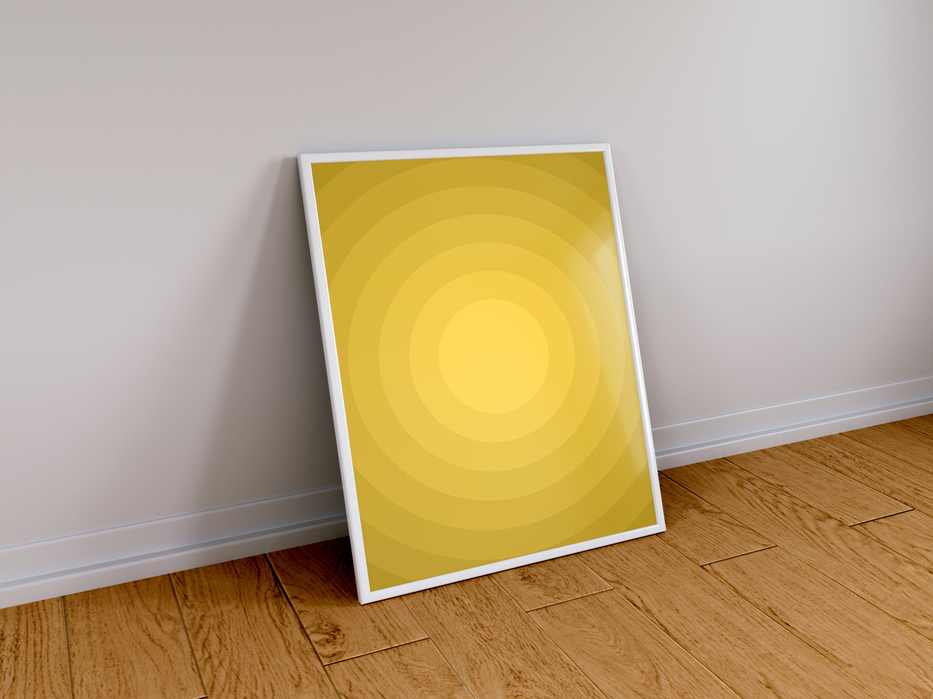 Yellow Color Wheel Digital Wall Art Wall Decor Printable - Etsy