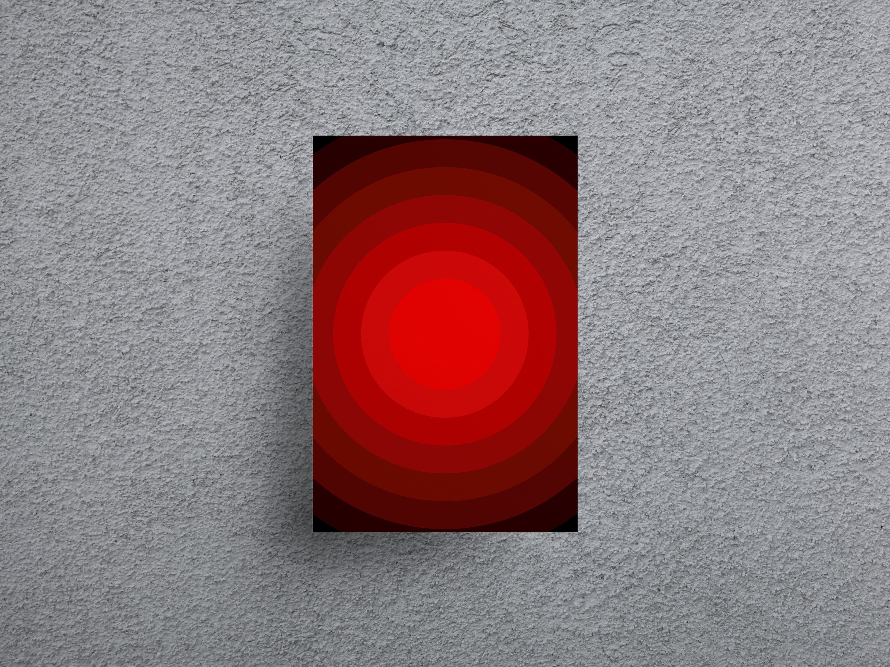 Red Color Wheel Digital Wall Art Wall Decor Printable Art Digital ...