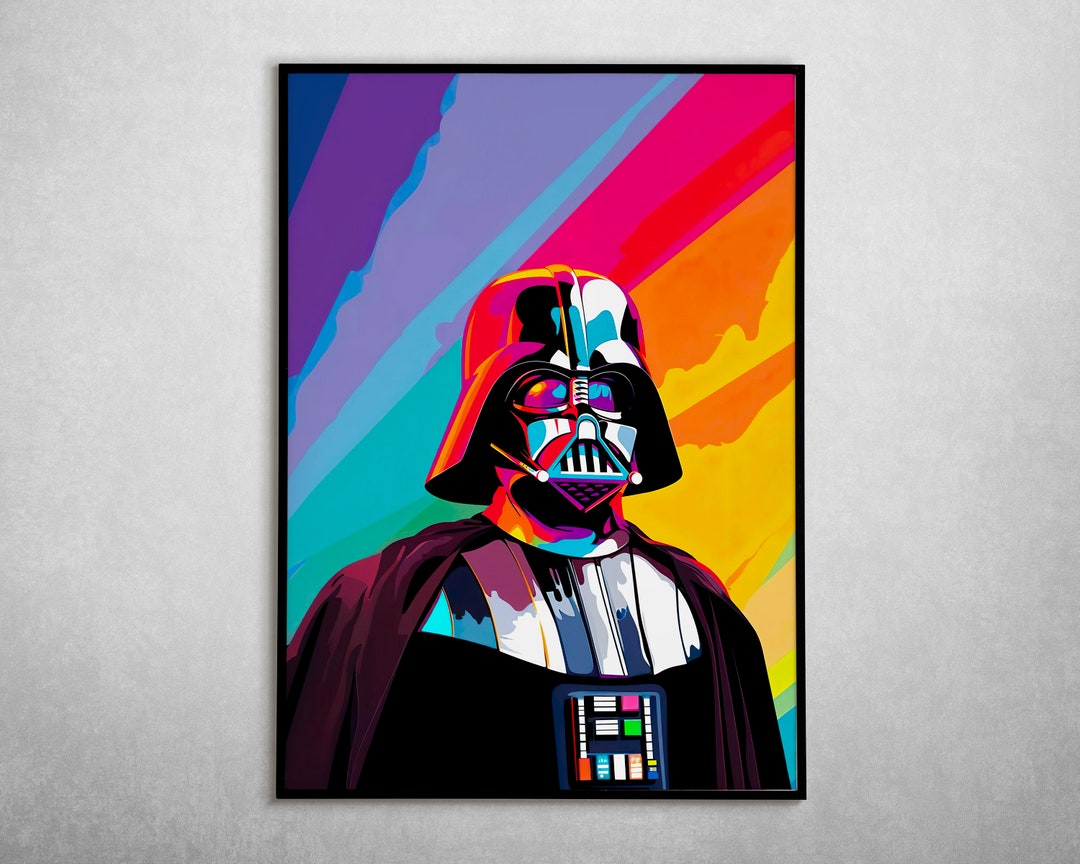 Modern Darth Vader Print Abstract Star Wars Print Instant - Etsy