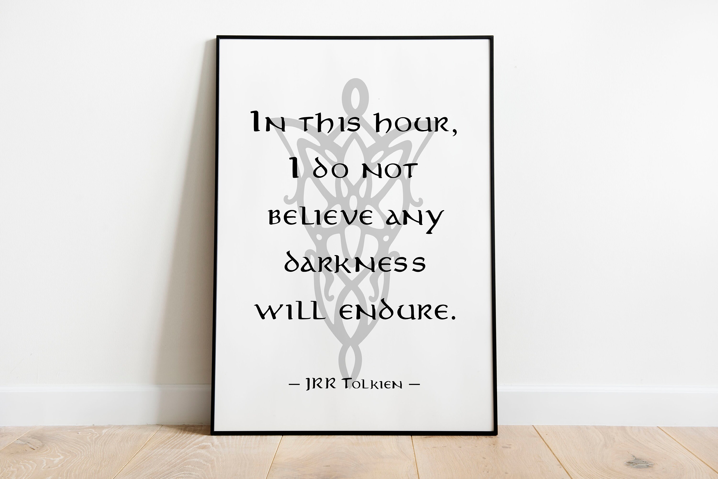 Lord of the Rings Print Tolkien Quote Inspirational Quotes Gandalf ...