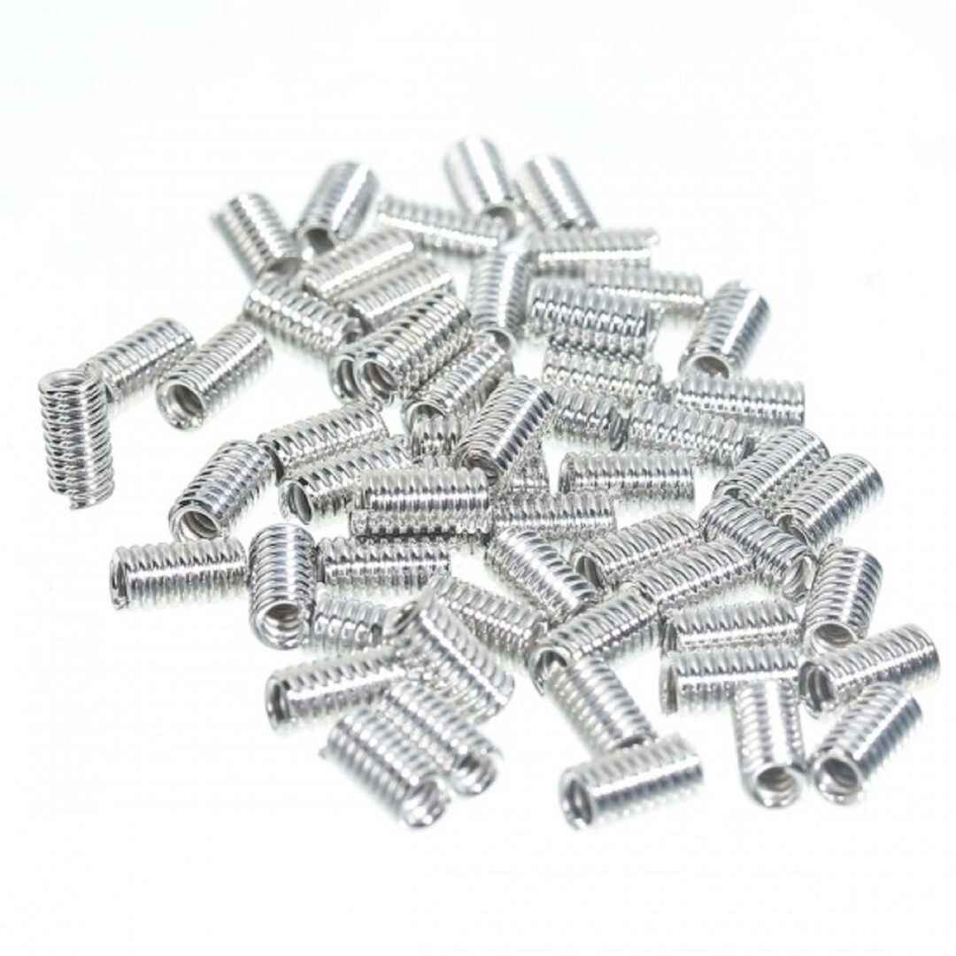 Cord Coil Spring End Crimp Fasteners for Jewelry Necklace - Etsy