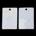 Plastic Jewelry Brooch Display Cards Rectangle White 70mm2 6/8 X 49mm1 ...