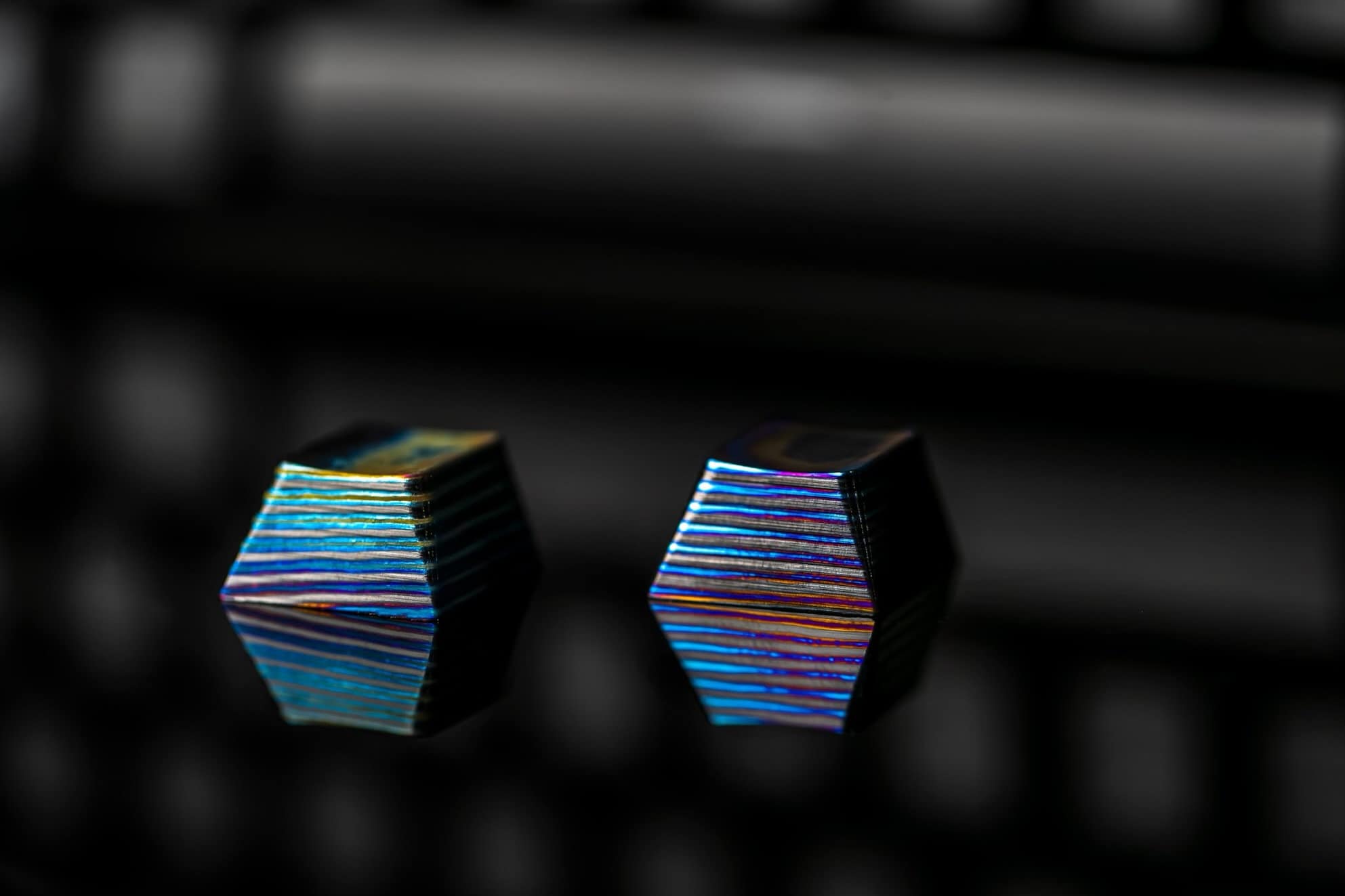 Timascus - Damascus - Moku-ti - Cherry/gmk Profile ESC Key. Custom ...