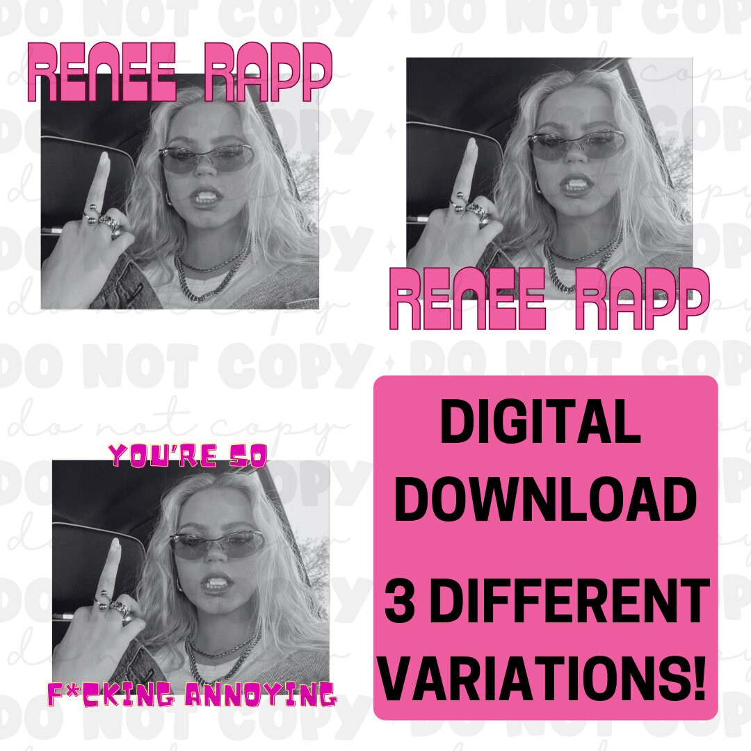 Renee Rapp PNG DIGITAL DOWNLOAD - Etsy