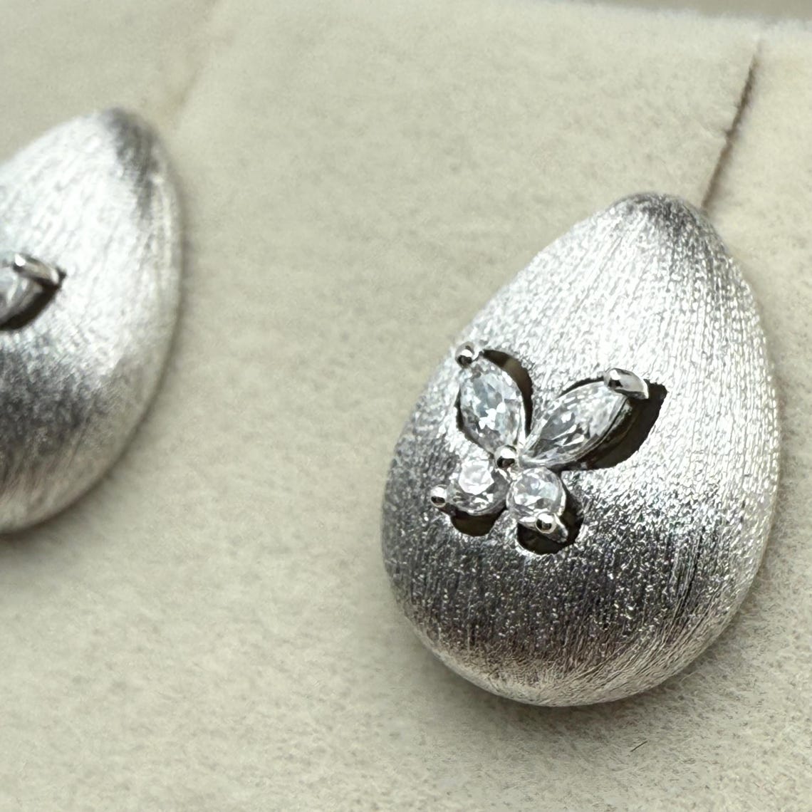 Italian Florentine 18K Yellow Gold Sterling Silver Butterfly Motif ...