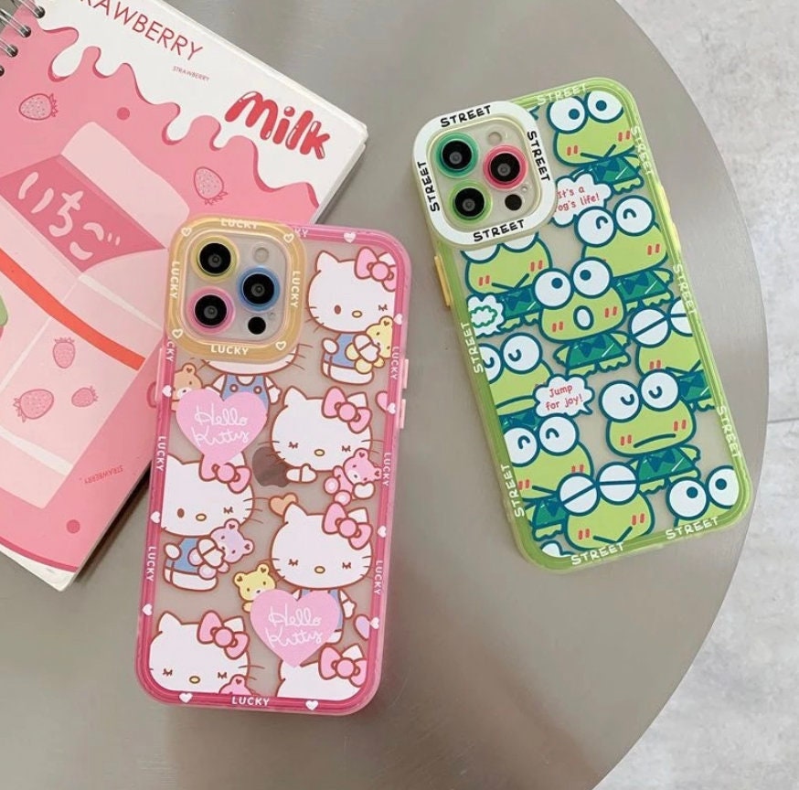 Hello Kitty Keroppi Kawaii Phone Case - Etsy