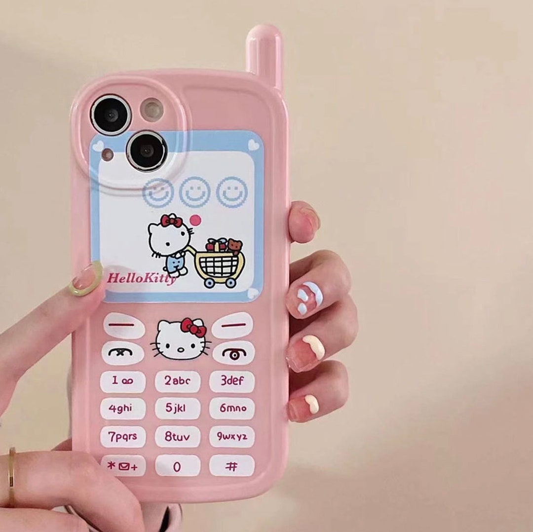 Hello Kitty Y2K Cellphone Iphone Case - Etsy