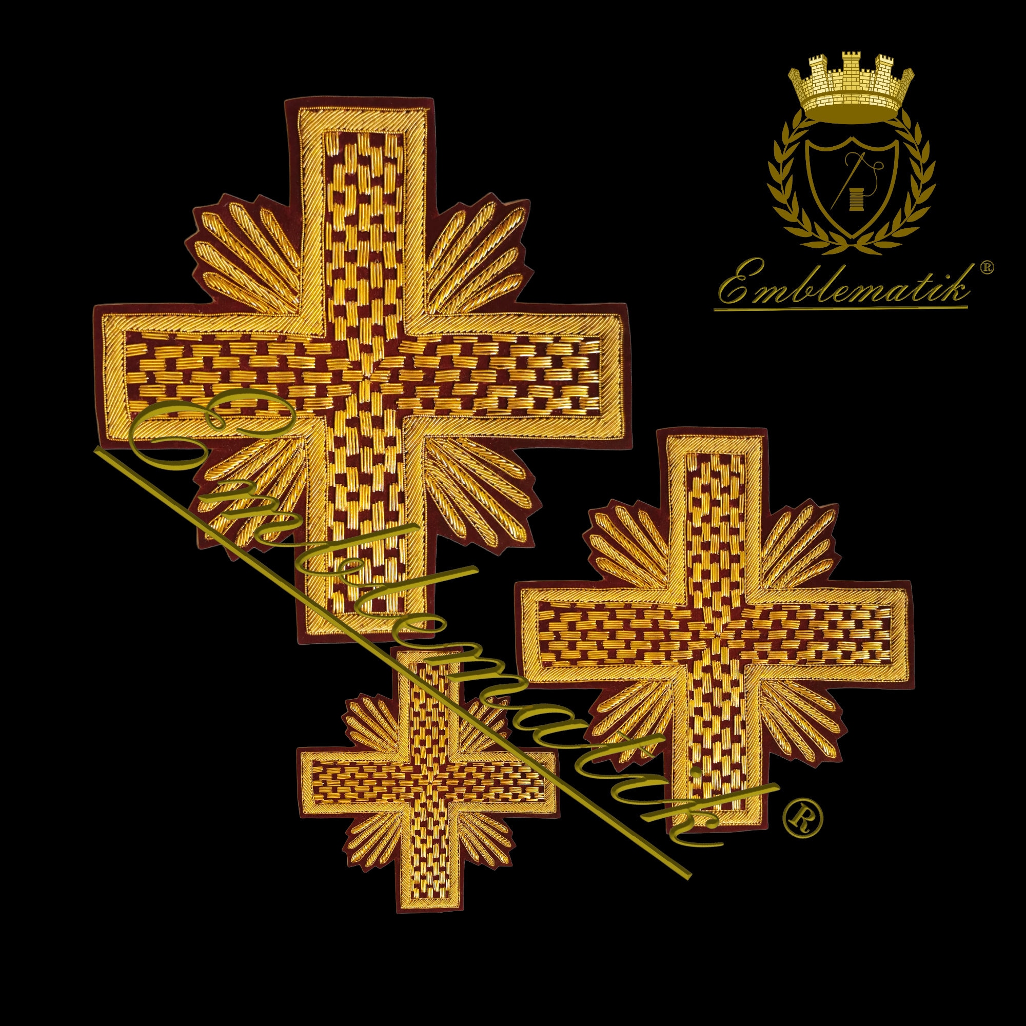 Liturgical Vestment Cross Set - Etsy