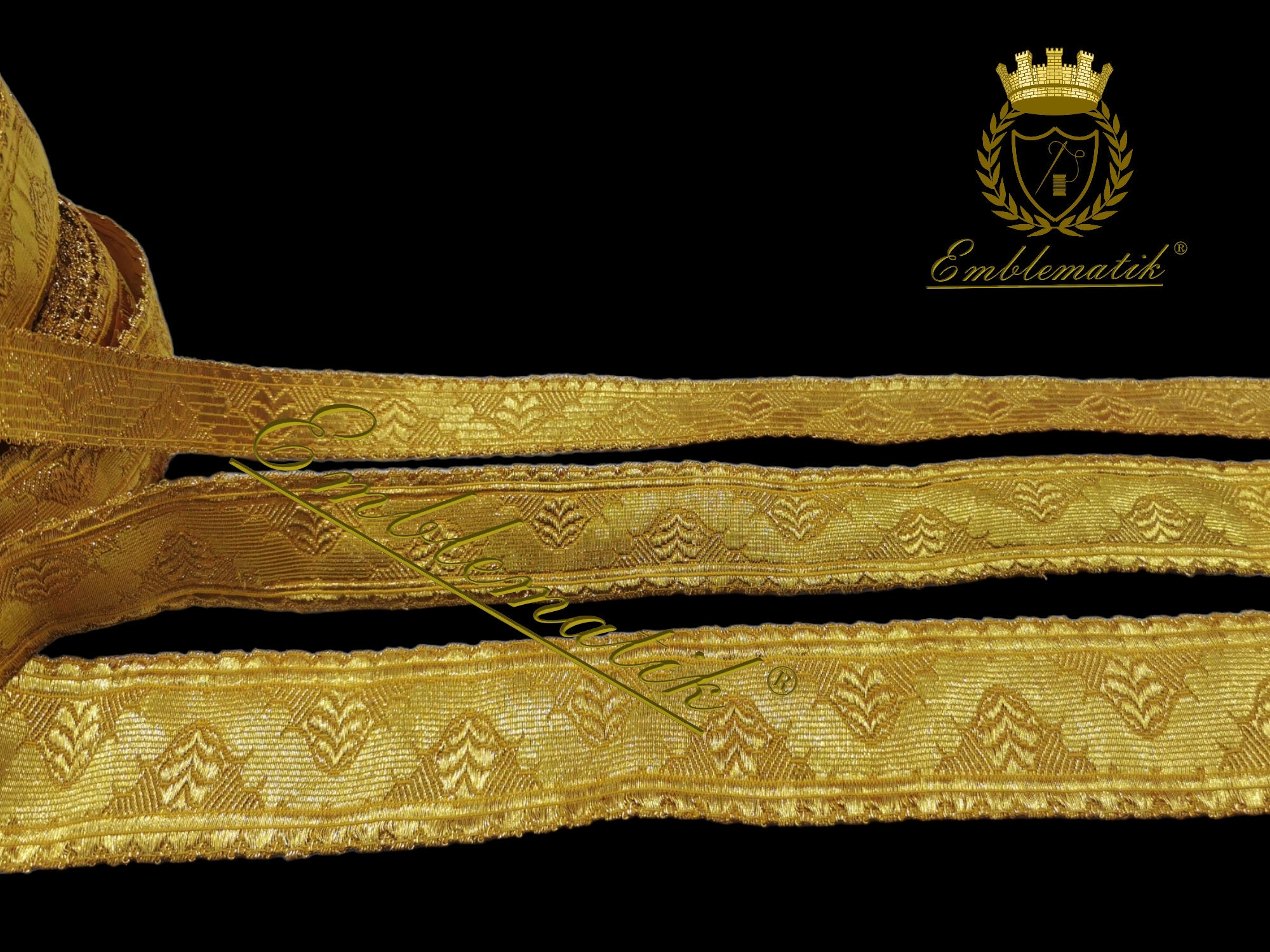 French Metallic Liturgical Galloon Trim. - Etsy