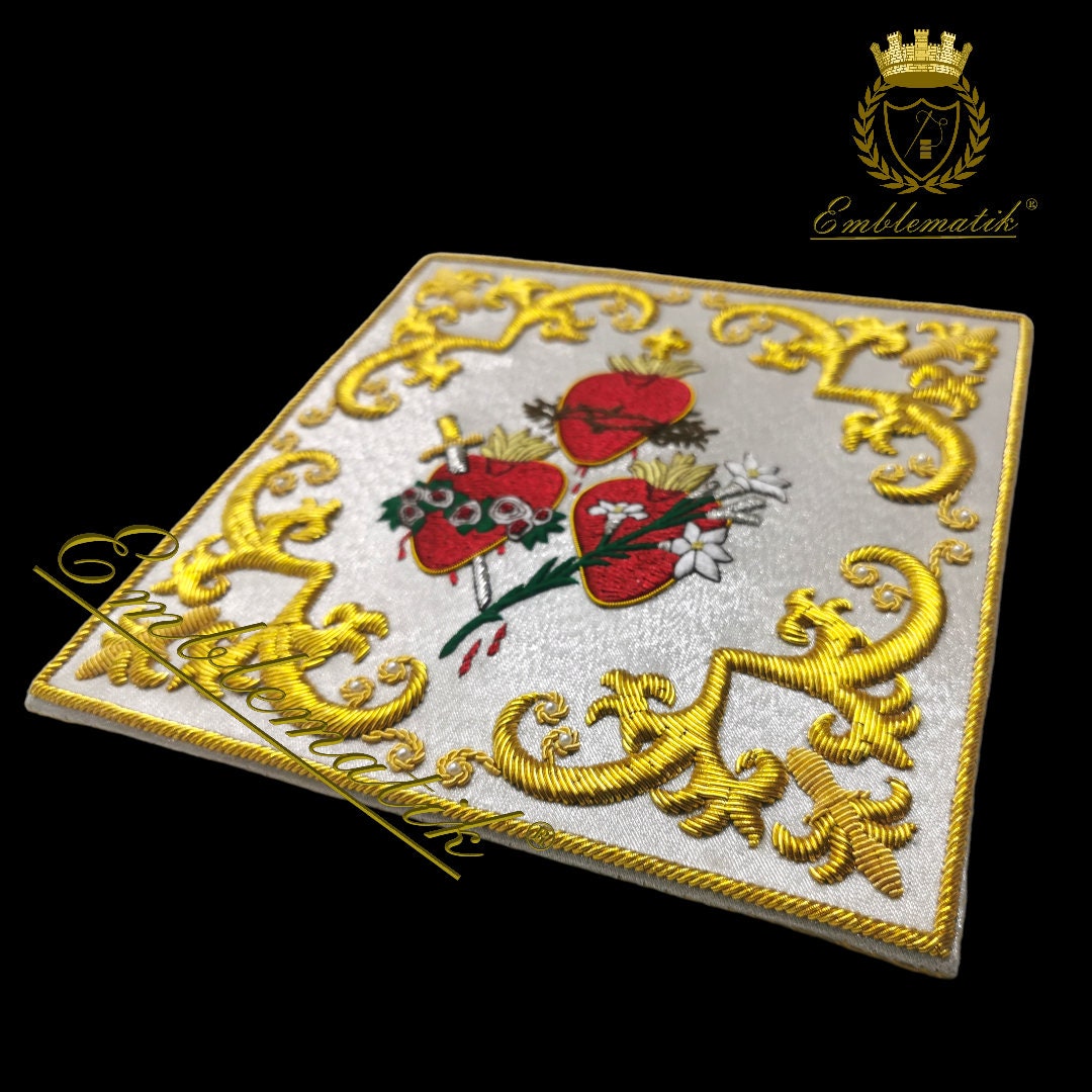 Hand Embroidered Pall Sacred Hearts - Etsy