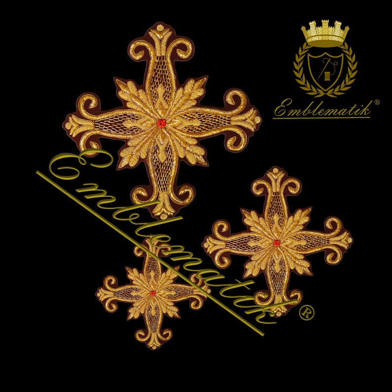 Hand Embroidered Cross Set 11 Pieces - Etsy