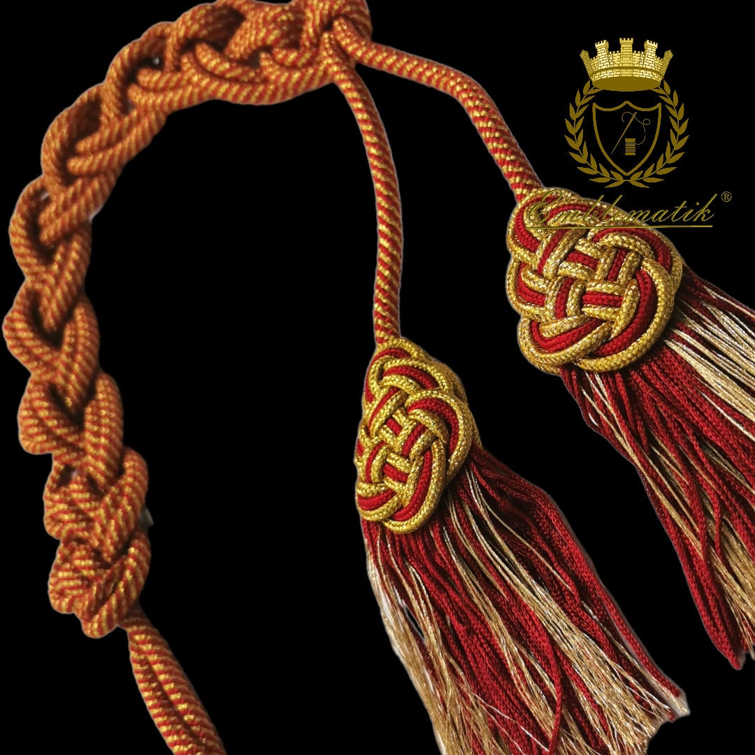 Handcrafted Italian Cincture Red/gold - Etsy