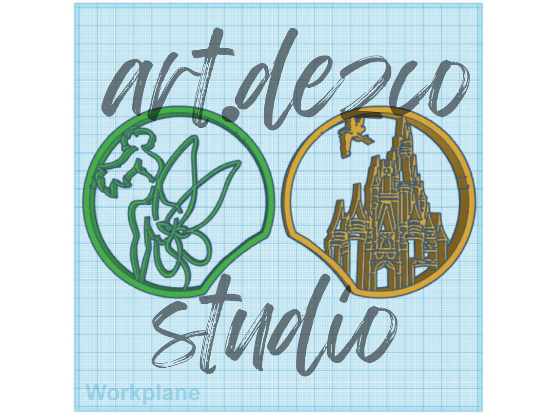 Tinkerbell Castle Mouse Ears STL File STL File 3D Printing File Mouse ...