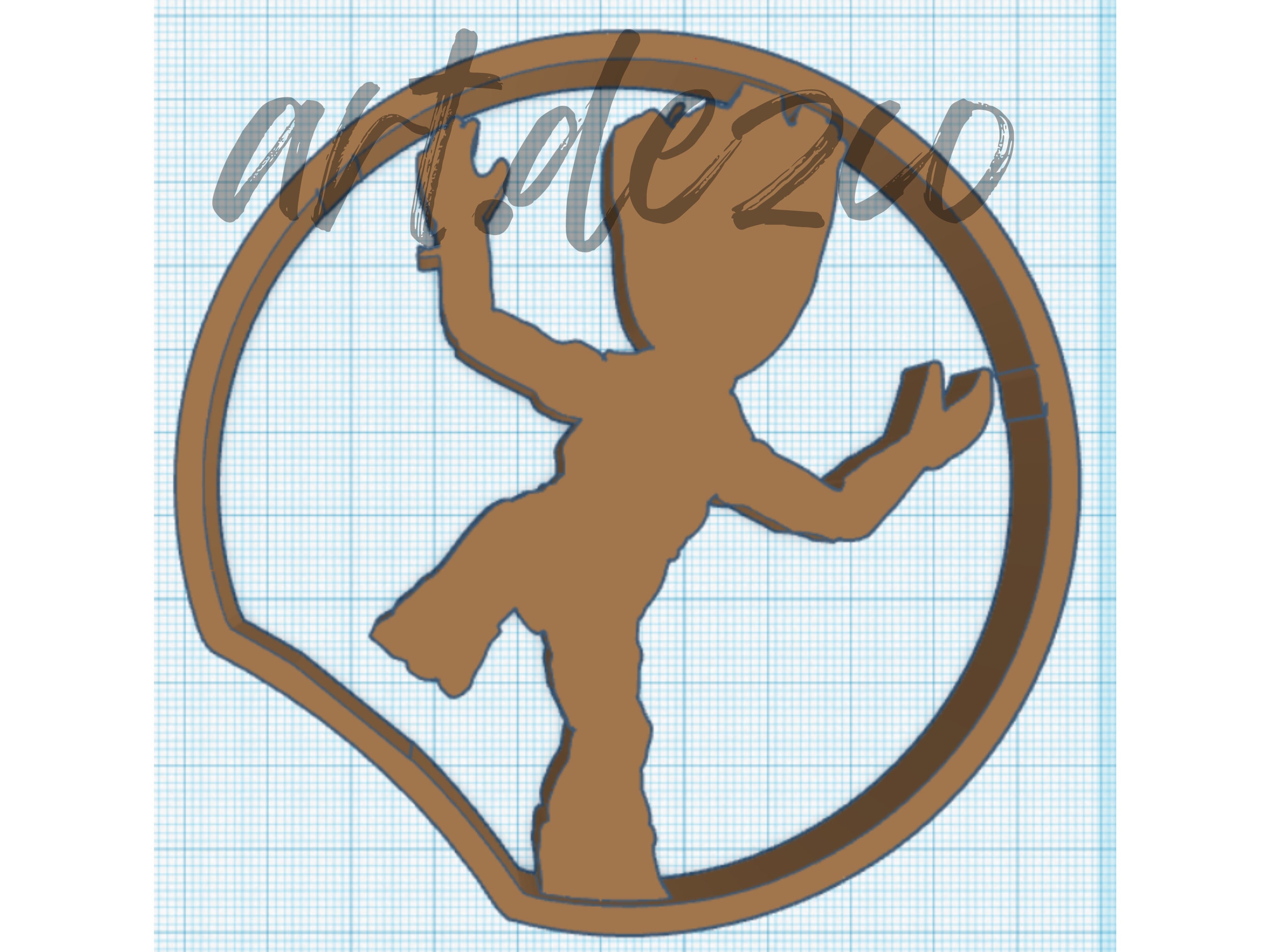 Baby Groot Mouse Ears STL File | STL File | 3D Printing File ...