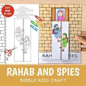 Rahab and the Spies Craft Printable | Bible Story Activity for Kids ...