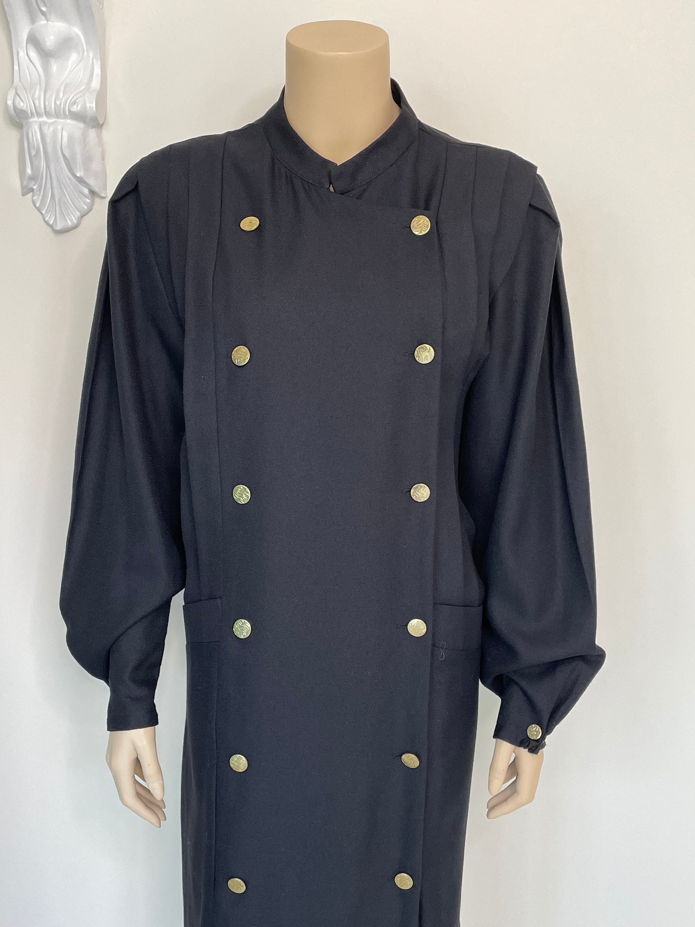 1980's Military Style Dress - Etsy