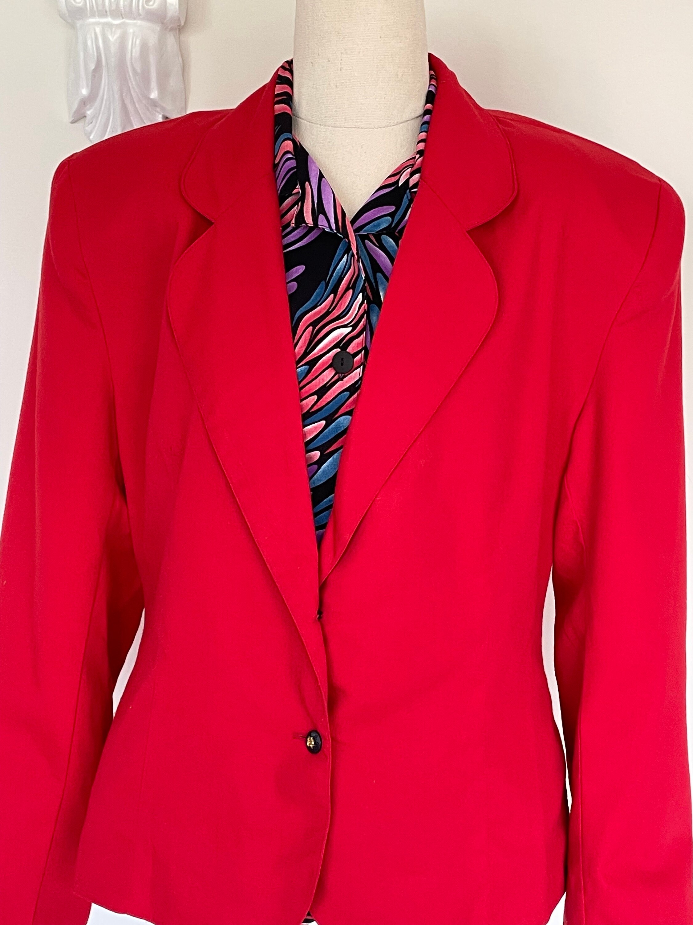 1980's Power Jacket - Etsy