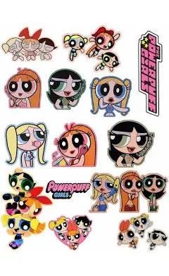 Powerpuff Girl Stickers PACK OF 5 - Etsy
