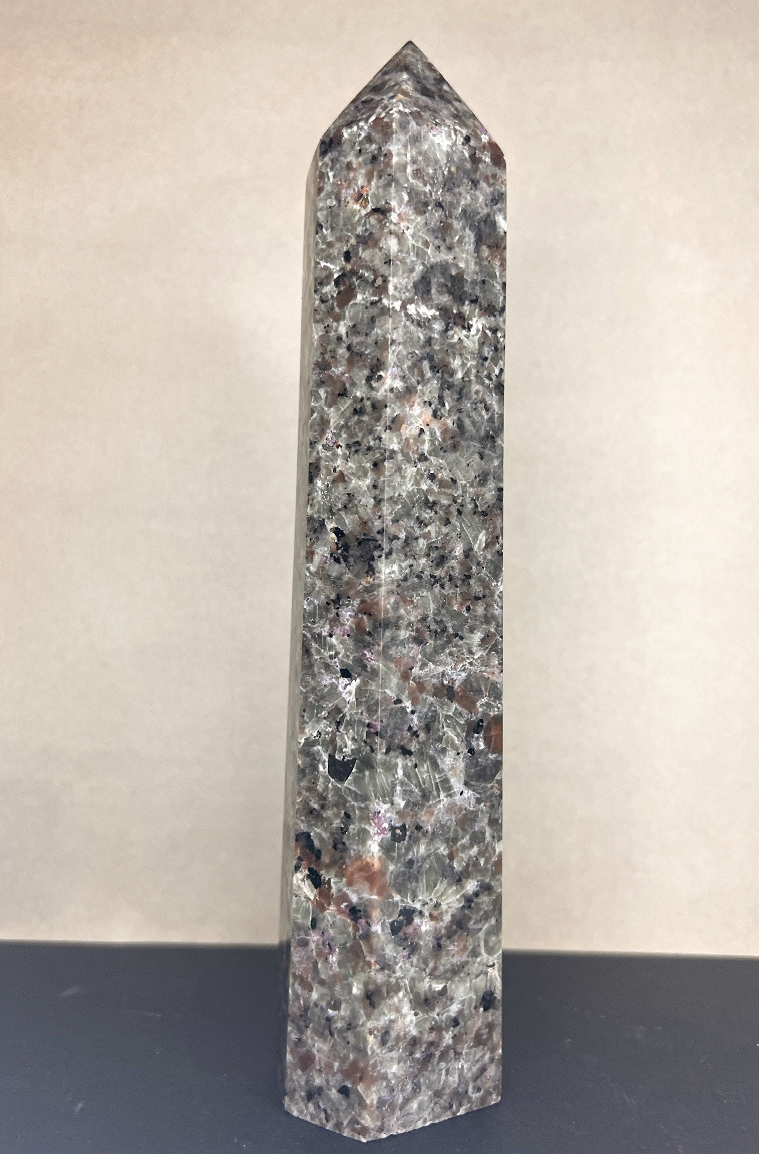 Black Light Reactive Large Yooperlite Tower UV Fluorescent Sodalite ...