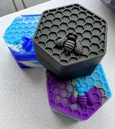 Silicone Storage Container 26ml Capacity honeycomb & Bee Ultra Durable ...