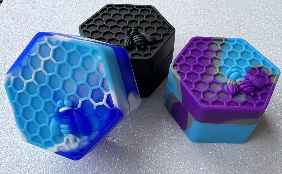 Silicone Storage Container 26ml Capacity honeycomb & Bee - Etsy