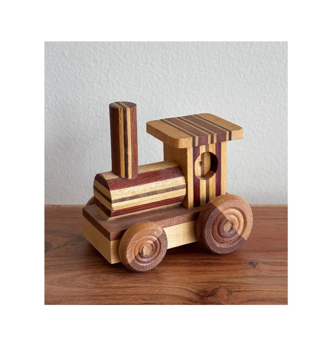 Handmade Wooden Train Steam Engine Child’s Bedroom Decor Wood Toy Train ...