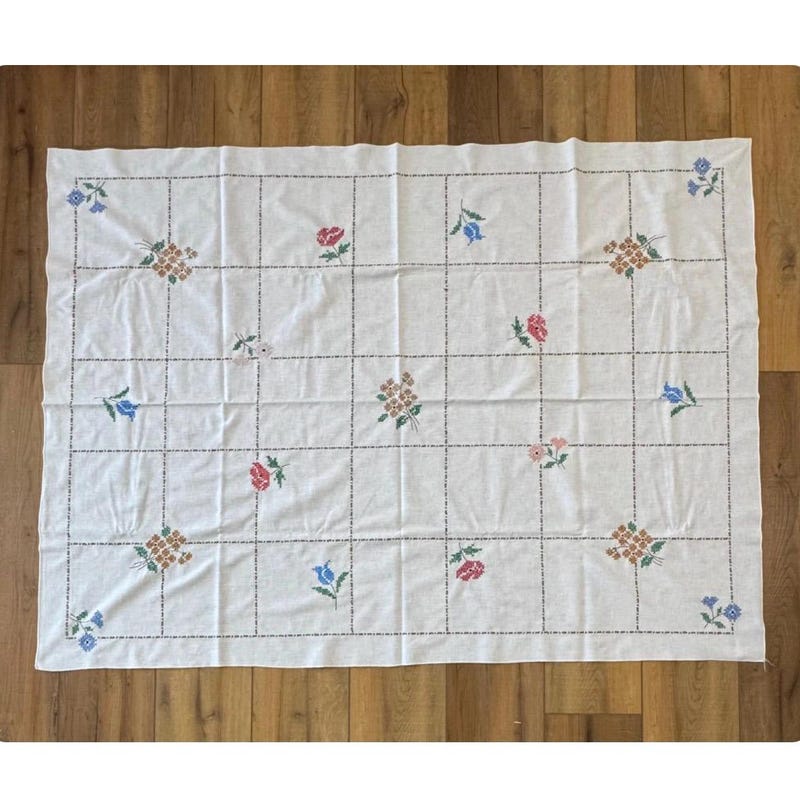 Embroidered Tablecloth - Etsy