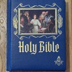 Large Vintage Holy Bible 1960’s Master Reference Edition Antique Bible ...